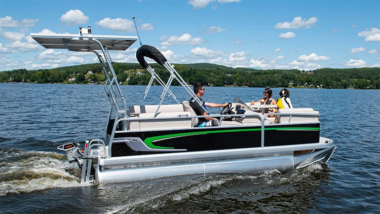Customized Solar Electric Small Pontoon Boat for Fun & Fishing