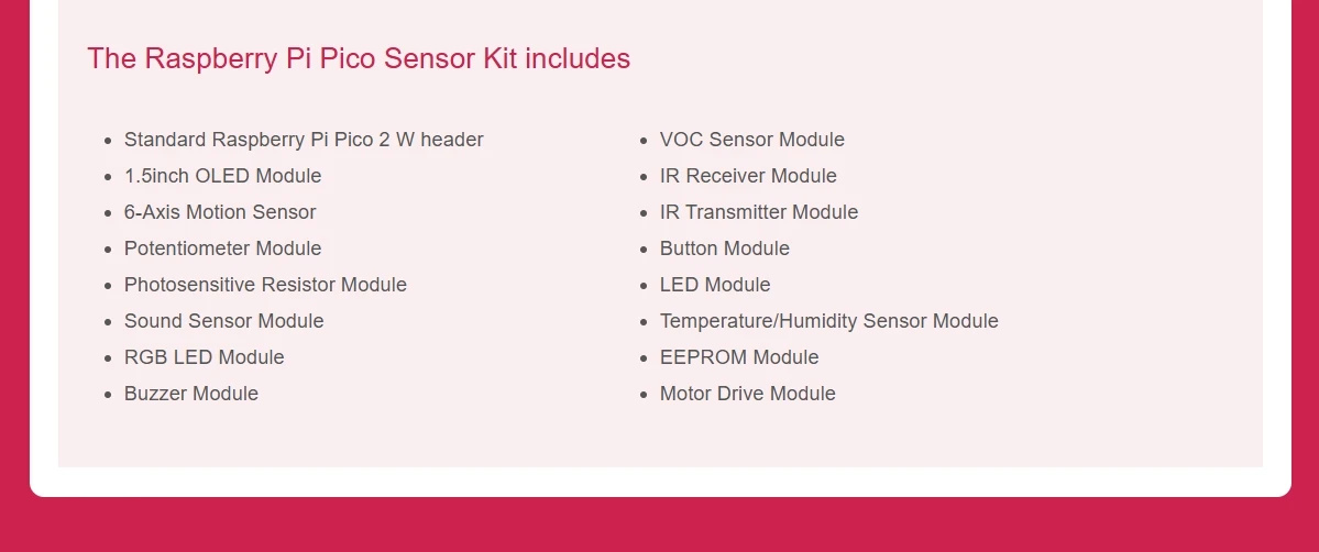 Raspberry Pi Pico 2 W Microcontroller Board, Based on Official RP2350 ...