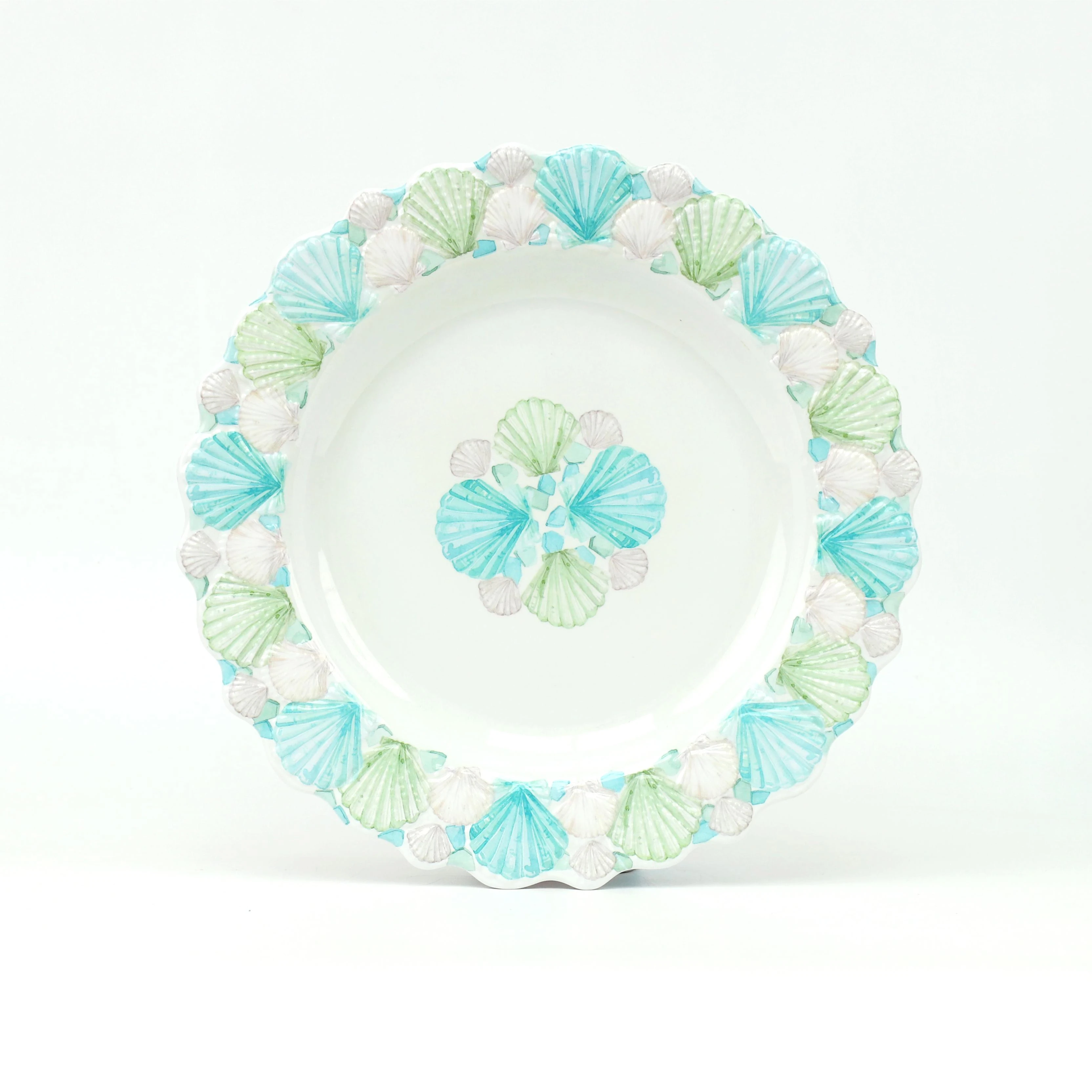 Elegant Classic Seashell Emboss Melamine Plates Porcelain Liked High ...