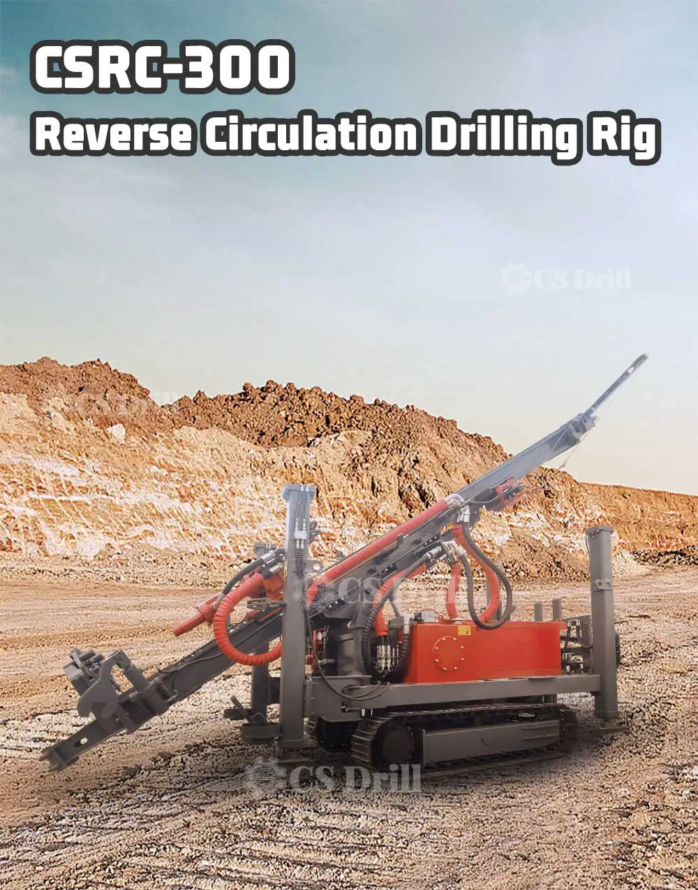 Csrc300 2024 Popular Product Reverse Circulation Drilling Rig For Soil ...