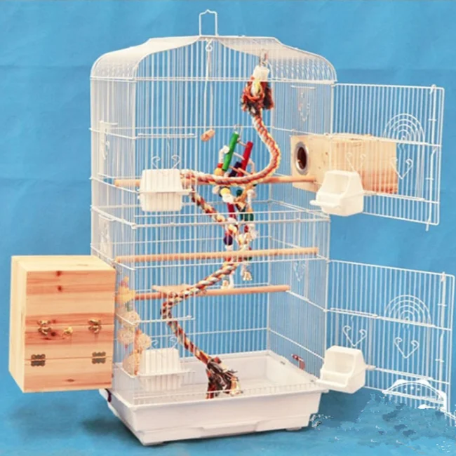 Metal Wire Mesh Bird Cage and House Durable Solution for Parrots and ...