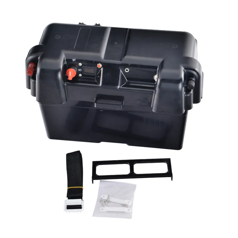 Outdoor Large Plastic 12 Volt Battery Box Camping Adventure Battery Box ...