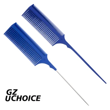 Professional Smart Weave Highlighting Comb Stainless Steel Comb Hair ...