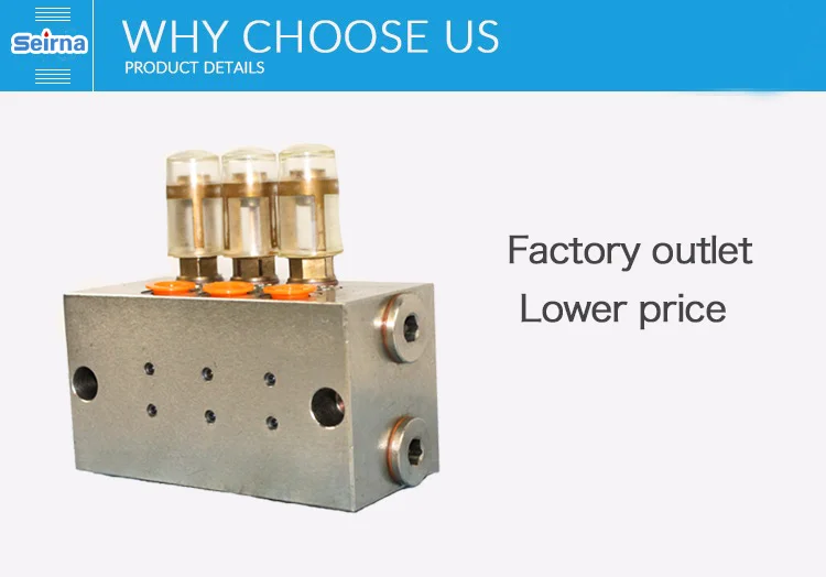 Seirna Grease Lubrication Metering Divide Valve Ddvb Dual Line Central ...
