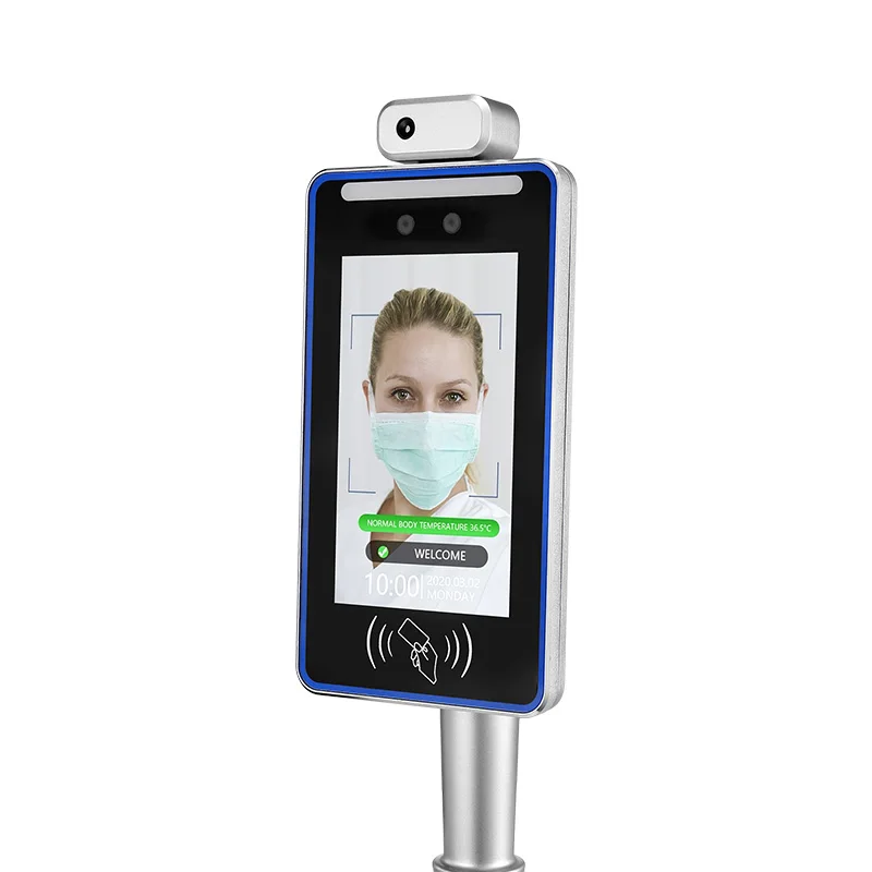 Smart Ic/id Card Biometric Facial Recognition Attendance Machine Time ...