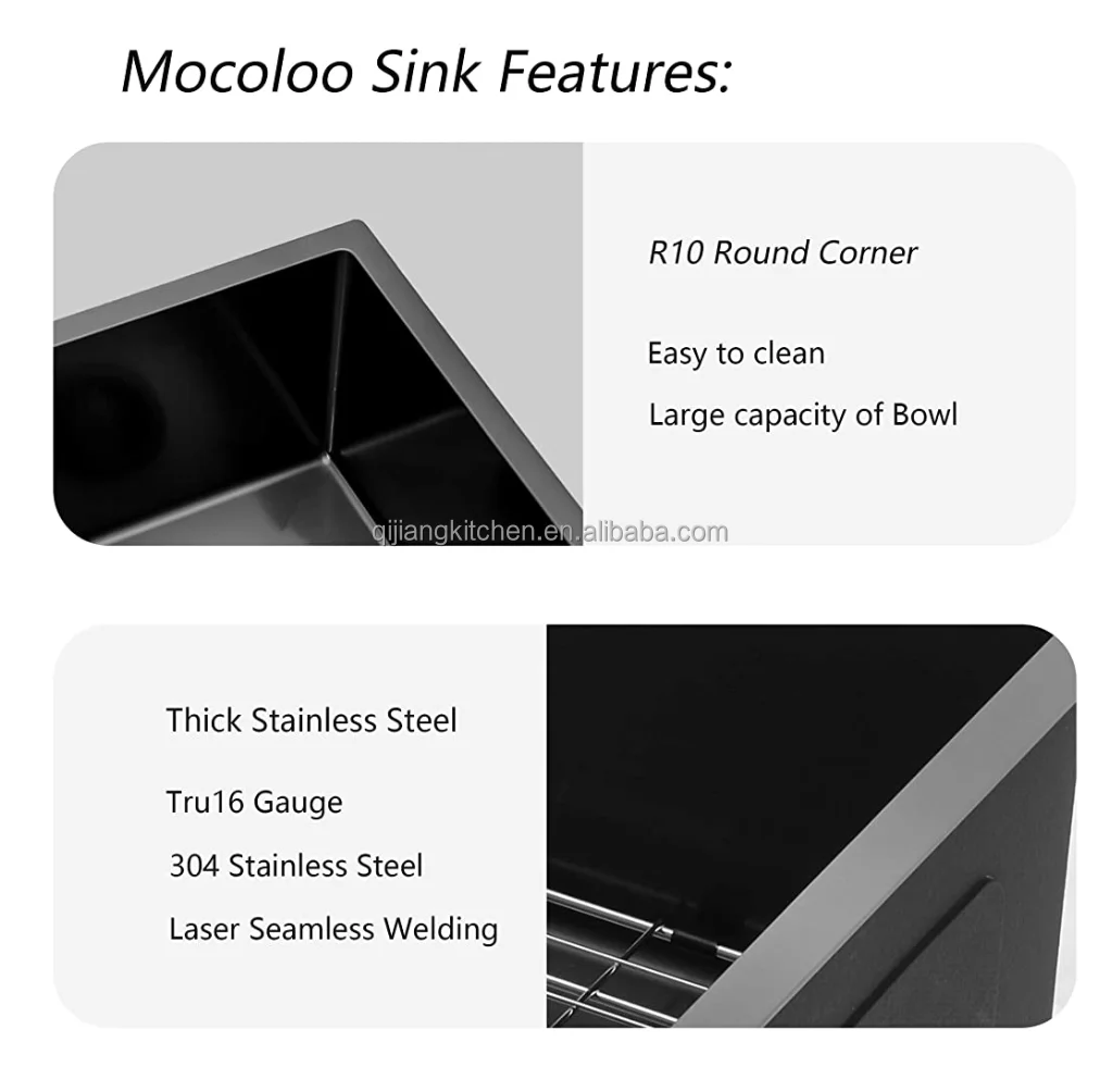 Stepped Kitchen Sink High And Low Step Wash Multi-function Large ...