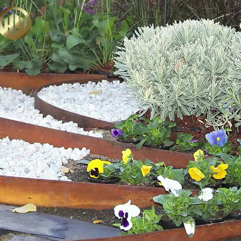 Corten Steel Garden Edging Landscape Edging Rusty Corten Steel Flexible