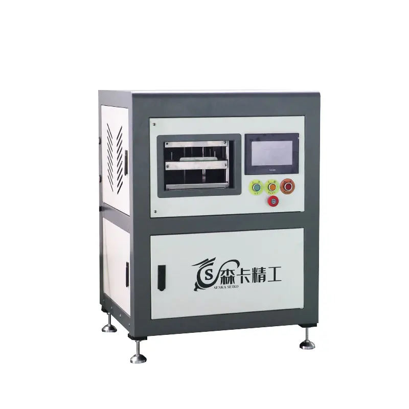 Plastic Ic / Id Card Pressing Machine Pvc Sheet Double Window ...