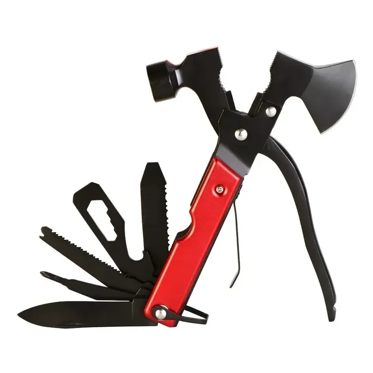 Multitool Camping Hammer Axe Hiking Emergency Survival Multitool 16 in ...