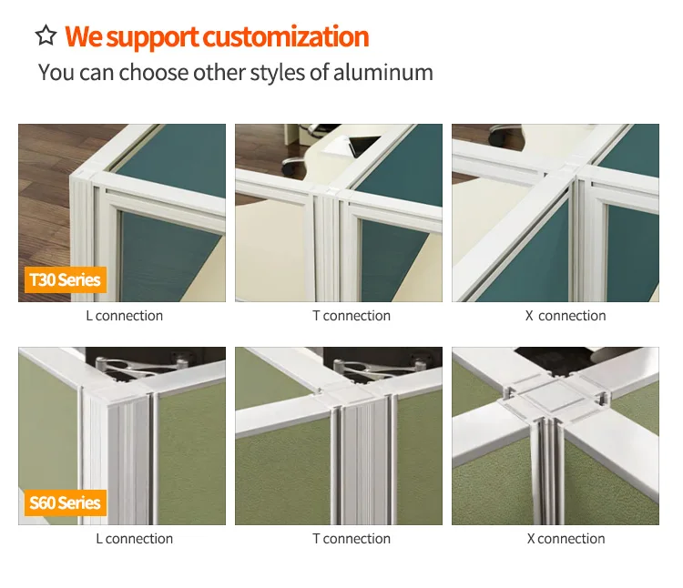 Modern Workstations Fancy Office Furniture Divider Partition Office ...