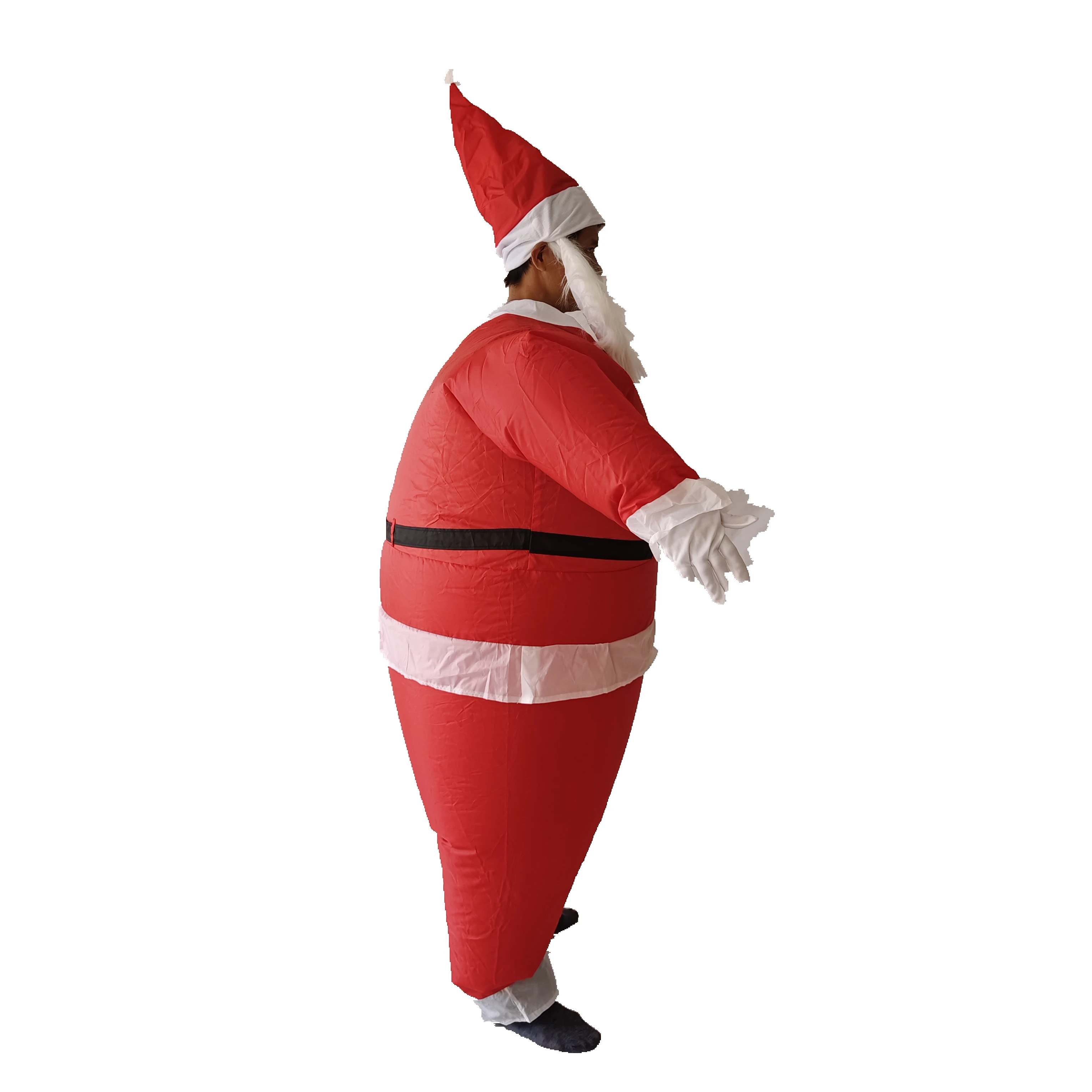 Holiday Dress Up Fat Santa Claus Inflatable Clothes Holiday Party ...