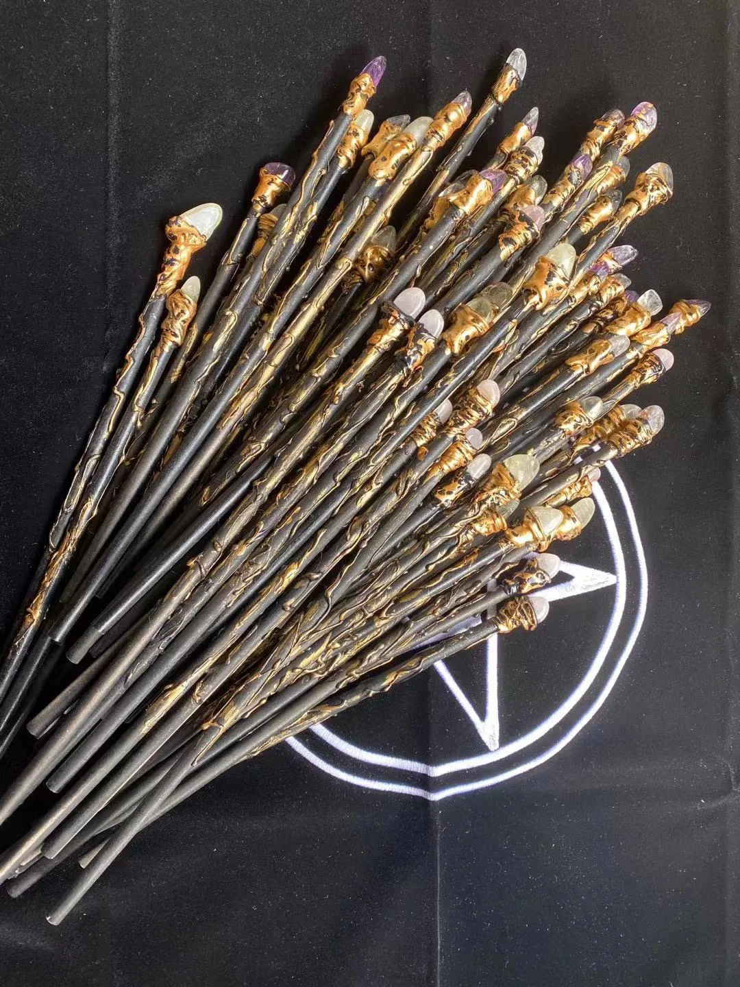 New Hot Selling Natural Crystal Magic Stick,Crystal Wands For Fairy ...