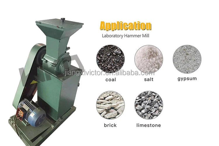 Pulverized Hammer Mill Laboratory Hammer Crusher Lab for Sale