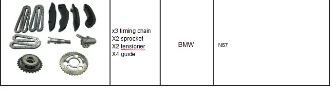BMW N57 Timing Chain Kit - Reliable Performance & Durability