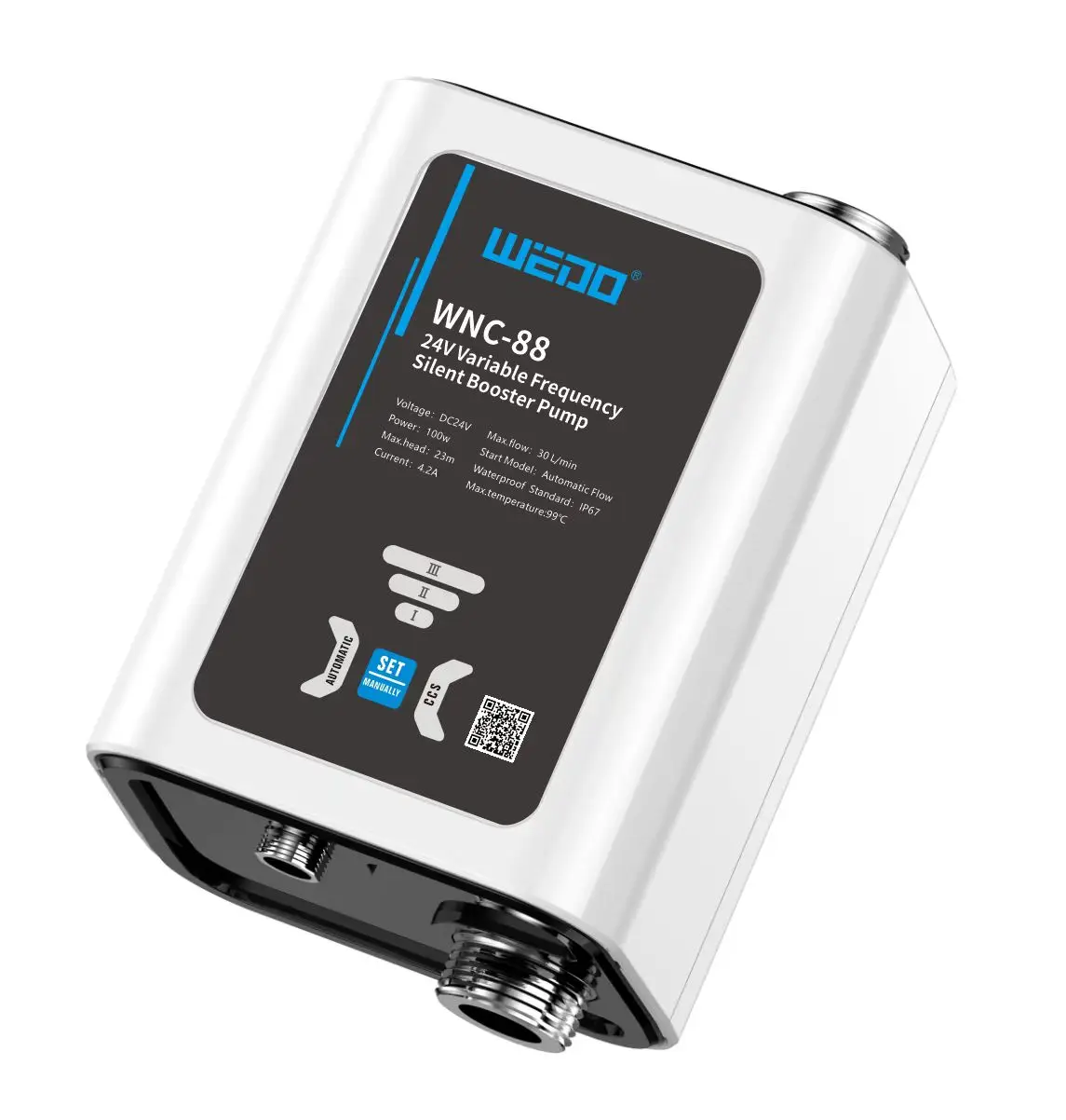 M88-130WS DC 24V 130W Permanent Magnet Booster Pump for Homes