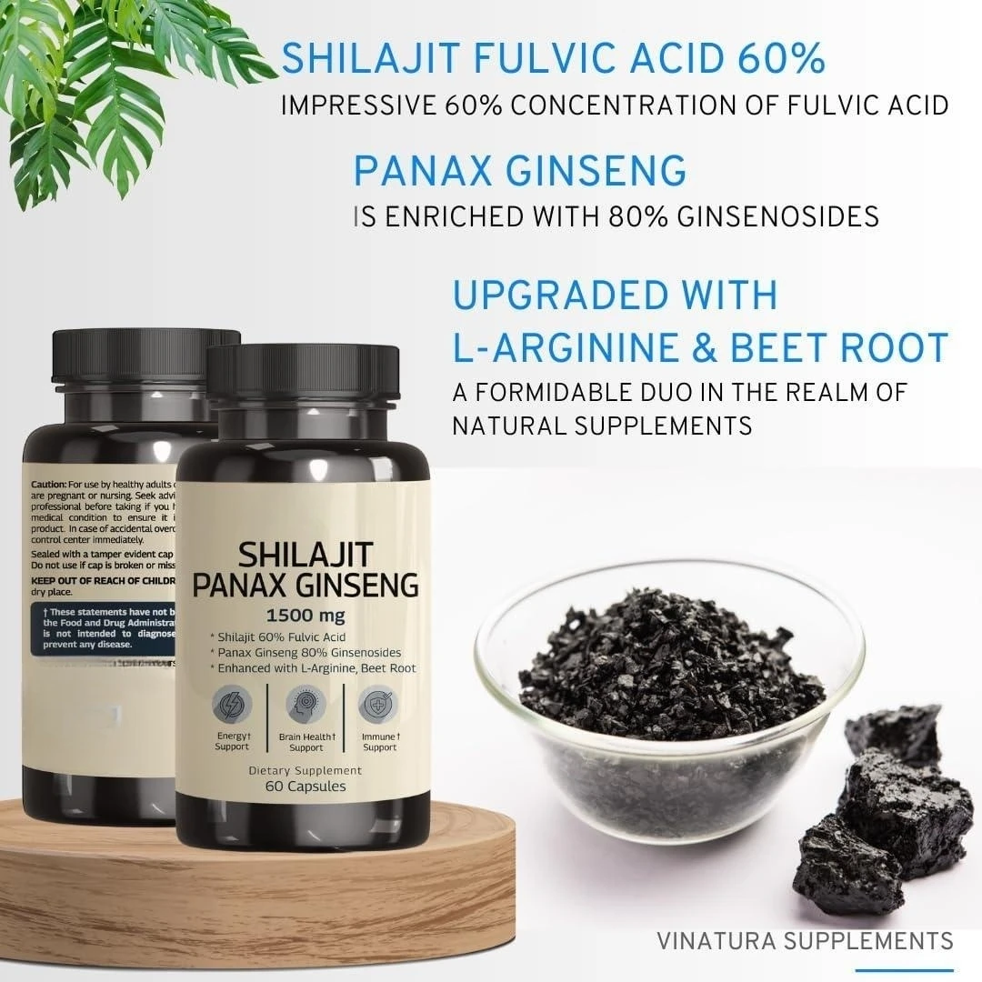 Shilajit Capsules Combination Packaging For Men And Women,Support ...