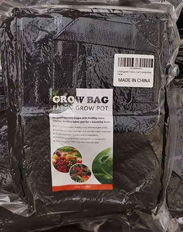 Garden Hydroponic Black 1 2 3 5 7 10 15 20 25 30 Gallon Felt Vegetables ...
