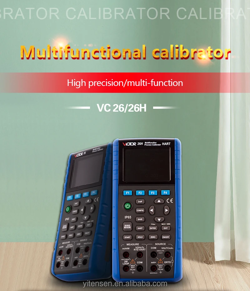 Victor 26 Multifunction Process Calibrator Signal Generator Accuracy Of ...