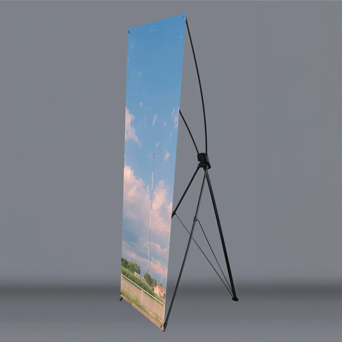 Custom X Frame Banner Stand Portable Retractable 60 X 160 cm ...