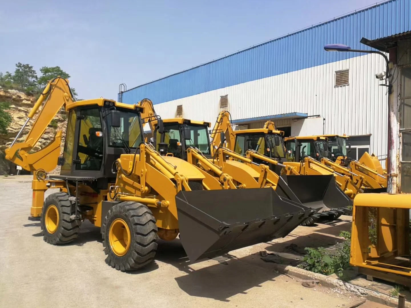 Factory Articulated Excavator Front End Loader Wheel Backhoe Loader ...