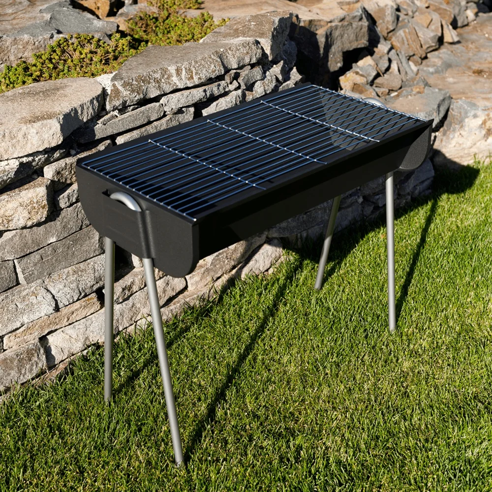 Garden Camping Barbecue - Large Half Barrel BBQ Grills