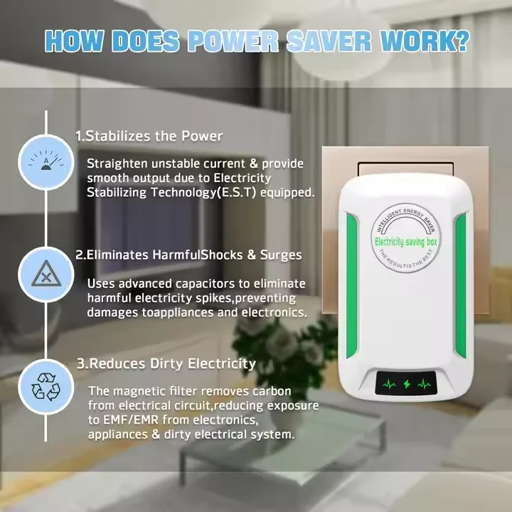 Factory Price Electricity Saving Box Intelligent Energy Saver Home Use ...