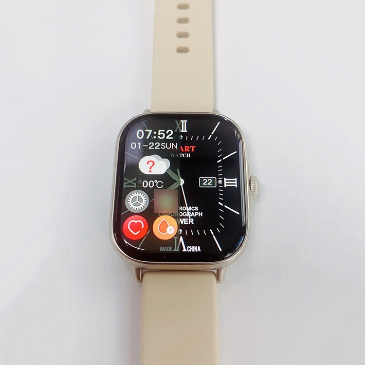 2024 Luxury Gold Ladies Smart Watch A58 Plus - Fitness Tracker