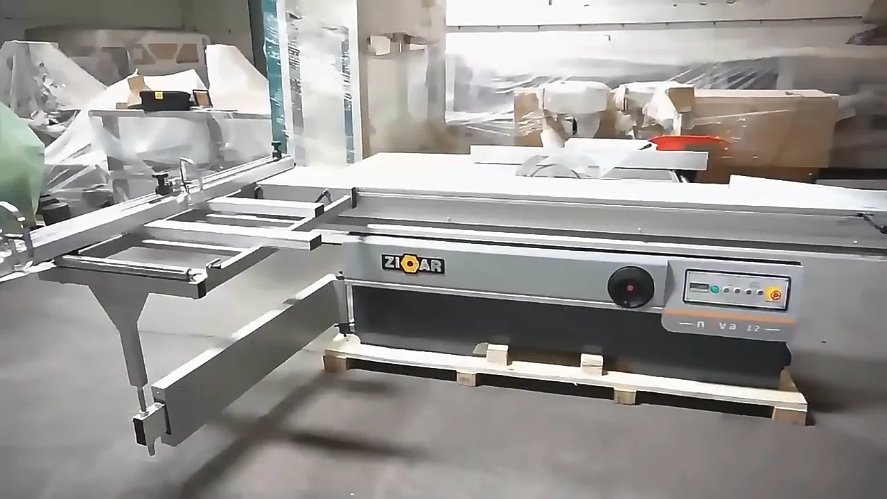 Zicar Wood Cutting Sliding Table Saw Automatic 3200mm Mdf Chipboard ...