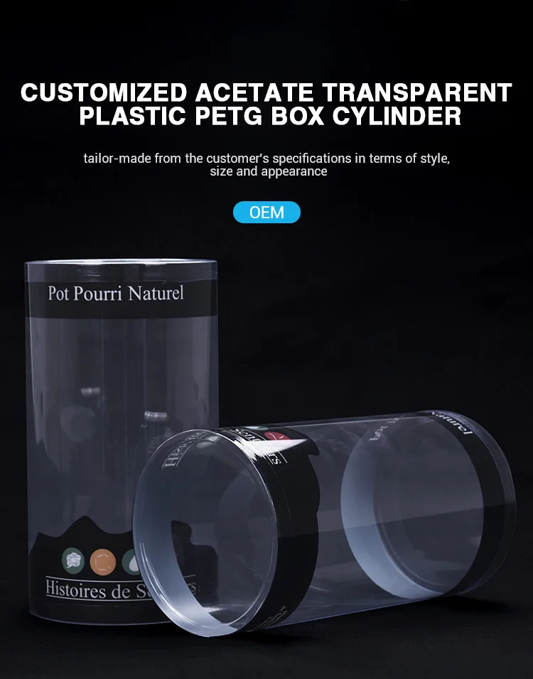clear Plastic Cylinder with Lid,clear Cylinder Box, Plastic Tube ...