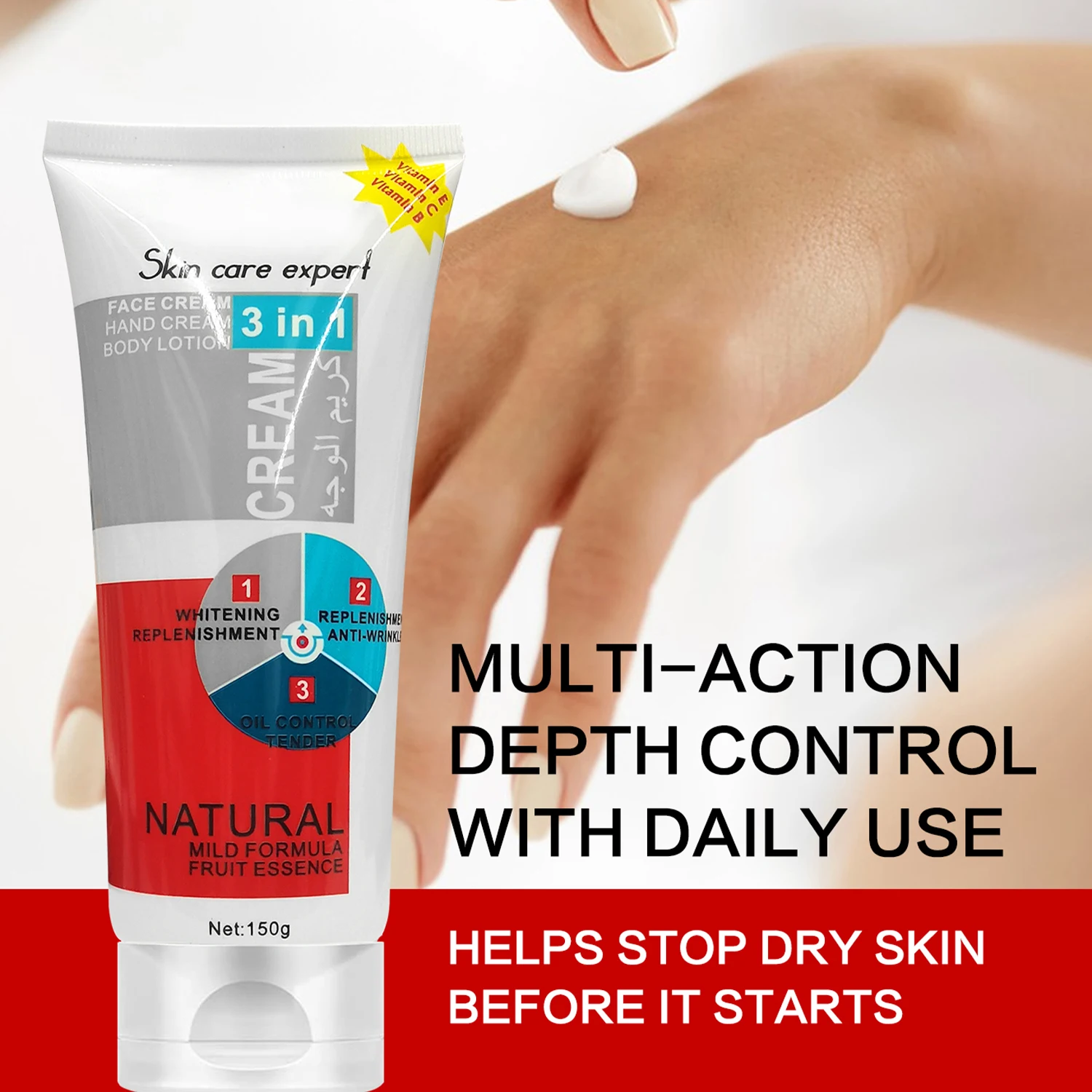 Natural Mild Fomula Skin Whitening Replenishment All In One Super Anti ...