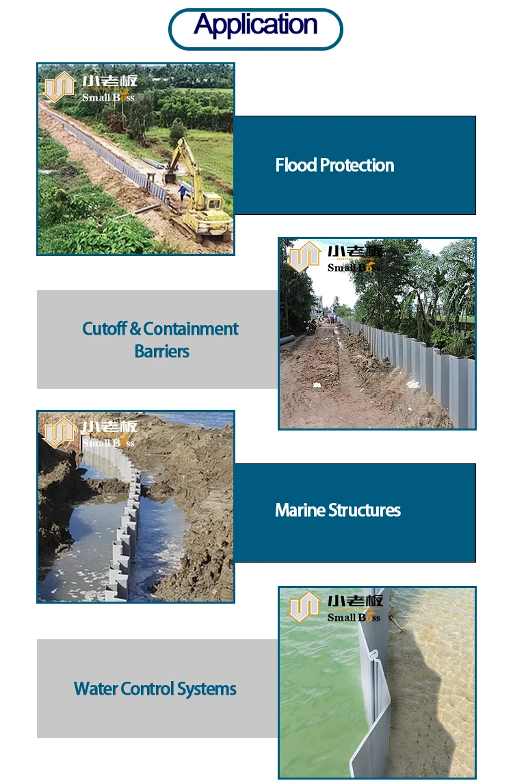 Composite Pvc Sheet Pile Vinyl Seawall Panel U Sheet Pile For Riverbank ...