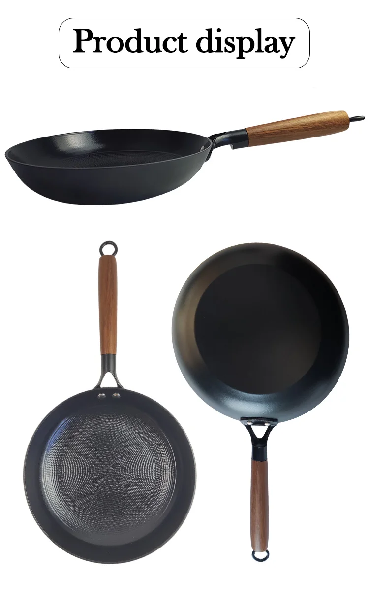Honeycomb Cast Iron Frying Pan Non Stick Die Casting Frying Pans With ...