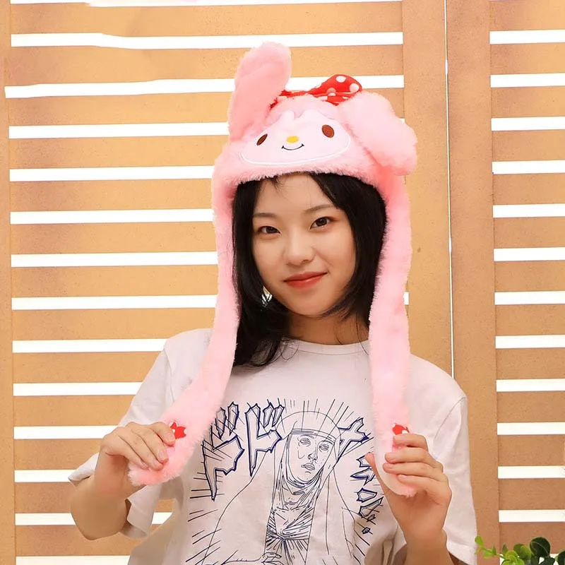 Helloworld Moving Ear Hat - Cute Rabbit Ears LED Glowing