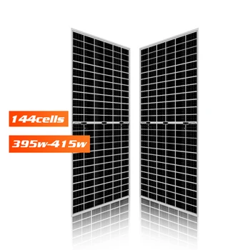 Trina Bifacial Solar Panel 450w 500w 550w 600w Mono Half Cell Photovoltaic Panels Pv Module ...