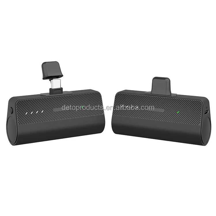 5000mah Pd20w Fast Charging Mini Capsule Charger Power Bank Type C ...