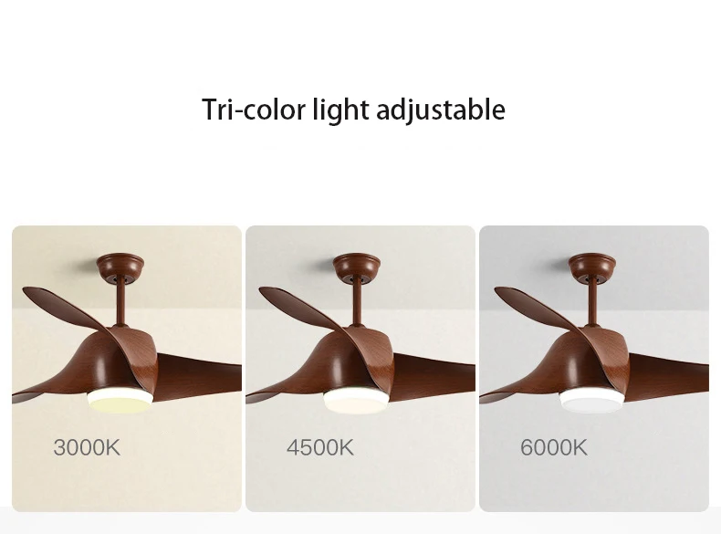 Retro Fan Light Home Living Room Bedroom Dining Room Ceiling Fan Light ...