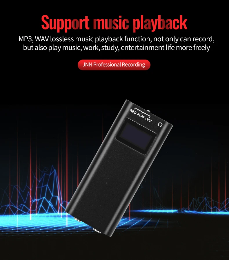 Q25 Voice Activated Audio Recorder - High Definition