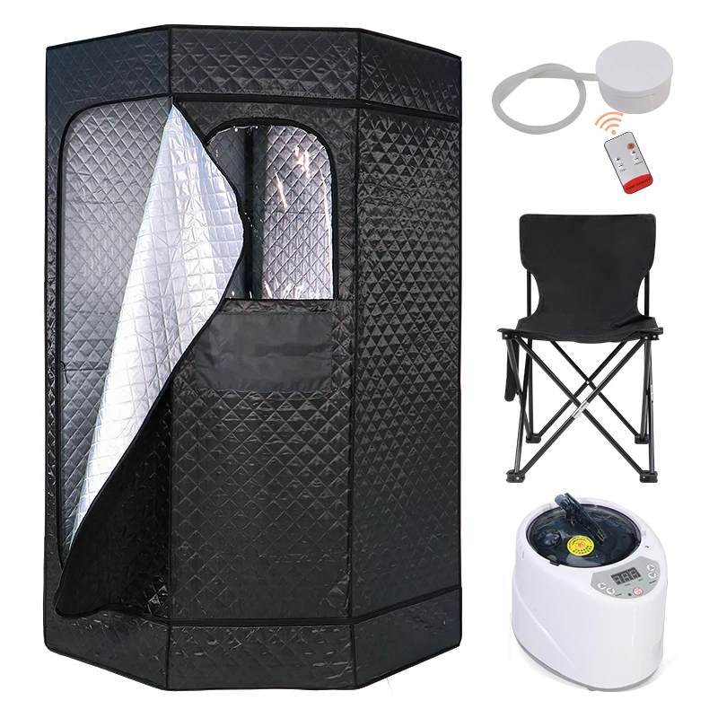 Polygon Sweat Sauna Box Home Use Full Body Steam Sauna Tent Sweating ...