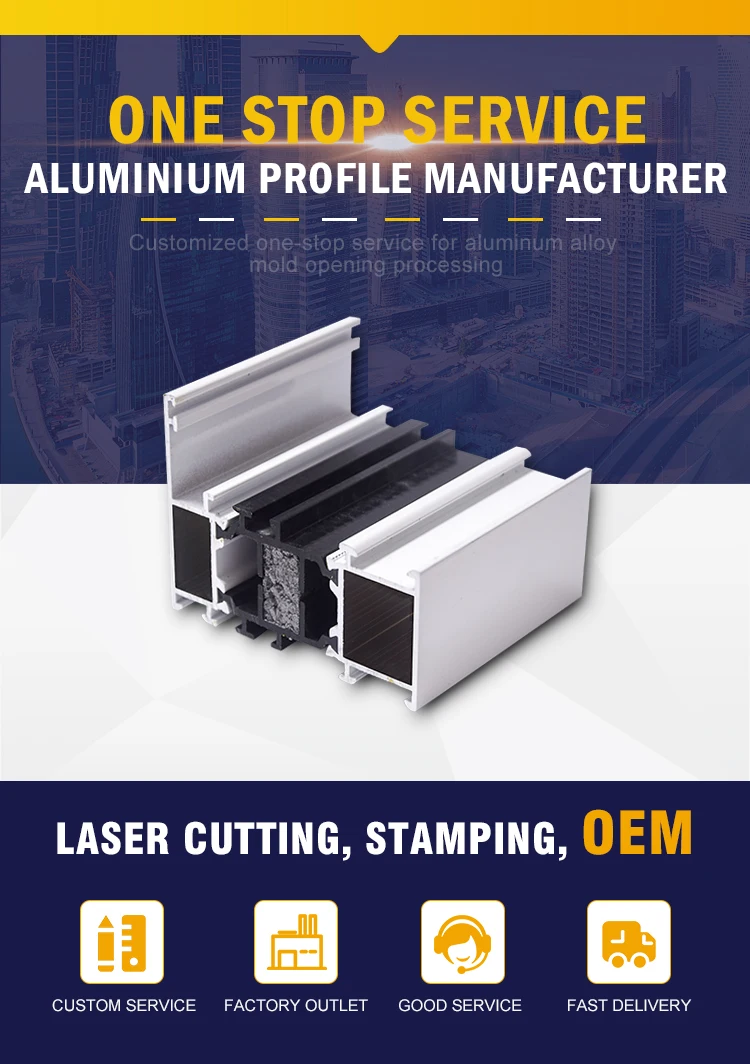Customized Aluminum Sliding Window Profiles Extruded Anodized Aluminum ...