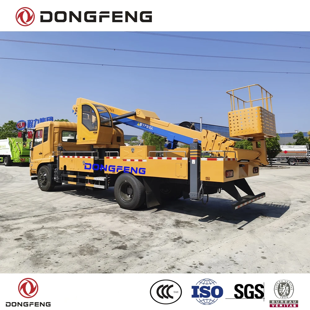 Dongfeng Overhead Working Truck 32 m Working Height Design High ...