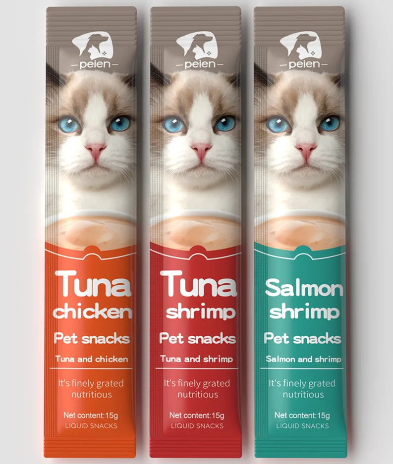 Hot Factory Delicious Cat Snacks Nutritious Wet Cat Food Pet Treats ...