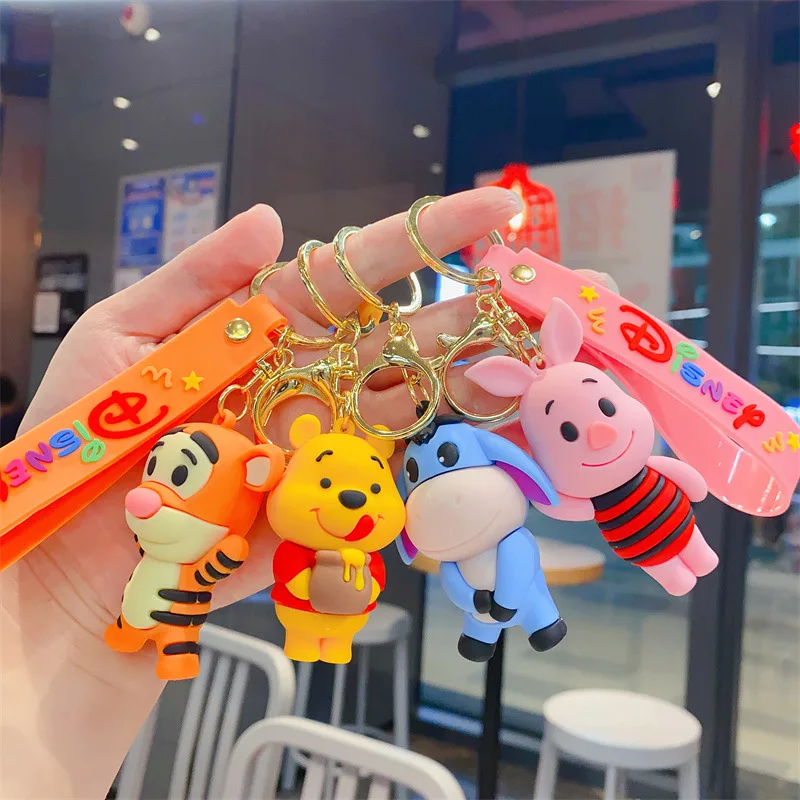 Wholesale Cute Cartoon Character 3D Rubber Key Chains Custom Pvc Anime ...