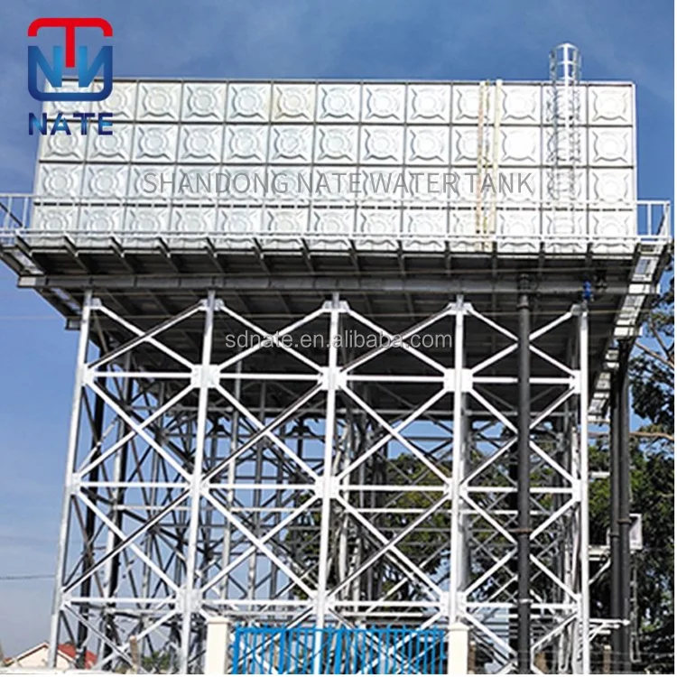 Cold Pressed Steel Bolted Type Elevated Water Tank With Stand| Alibaba.com