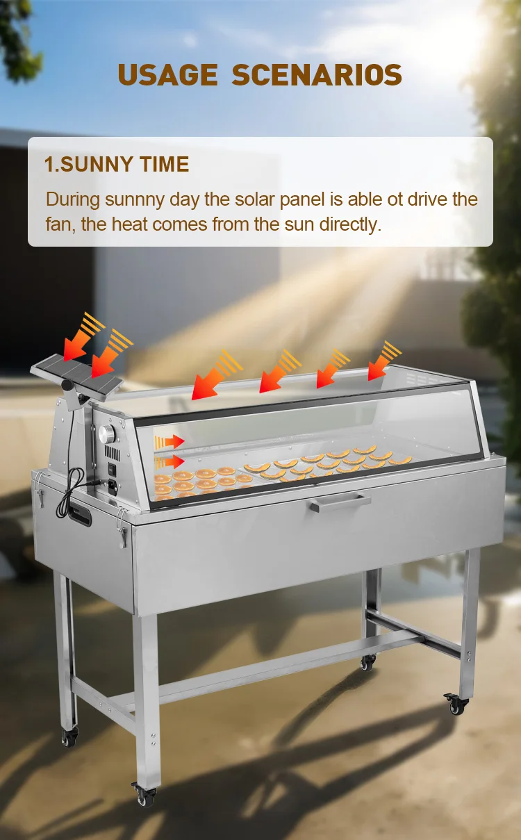 Solar Dryer Machine for Fruits, Vegetables, and Meat