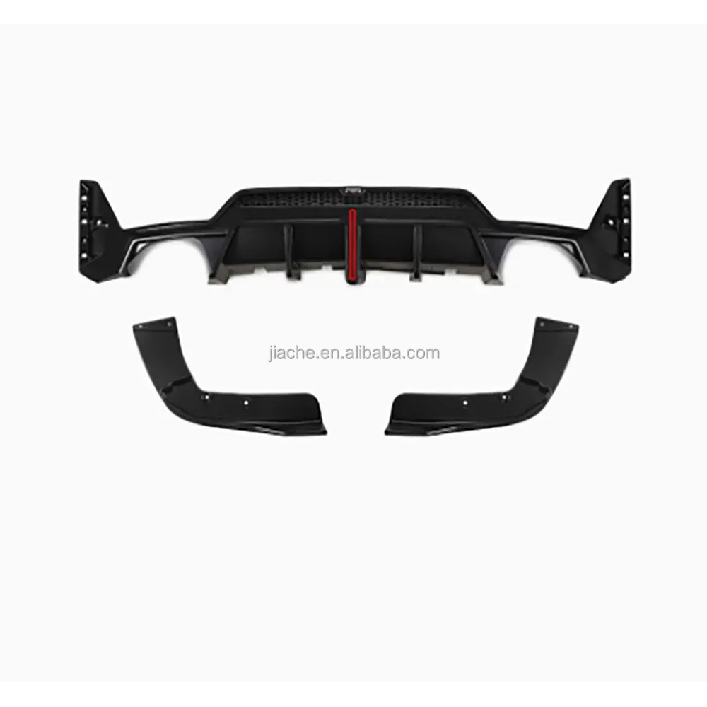 ABS Rear Diffuser Bumper Chin Spoiler Body Kits Rear Splitters Flaps ...