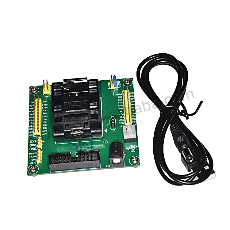 Jeking Stm32 Programmer Test Socket For Lqfp64 Package 0 5mm Pitch Stm32 Qfp64 Buy Stm32