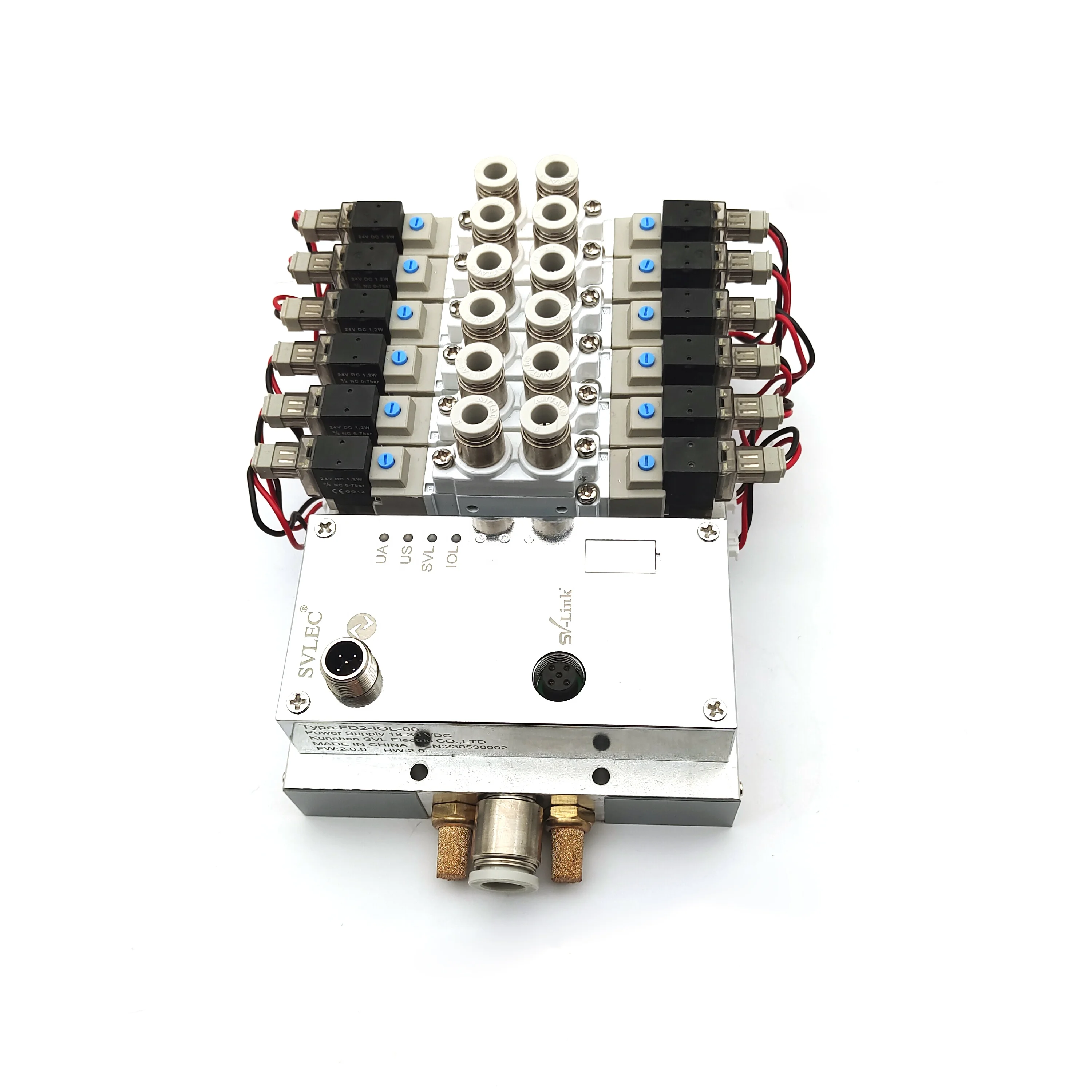 Svlec 4v Series Solenoid Valve Two Position Five-way Valve - Buy Solenoid Valve 4v100 4v200 ...