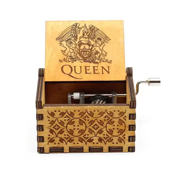 Customized Hand Crank Wood Music Boxes - Perfect Gifts