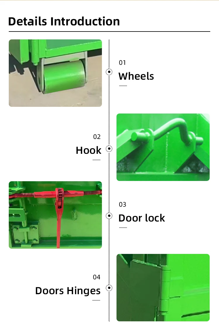 Hook Lift Bin - Efficient Waste Management Solutions