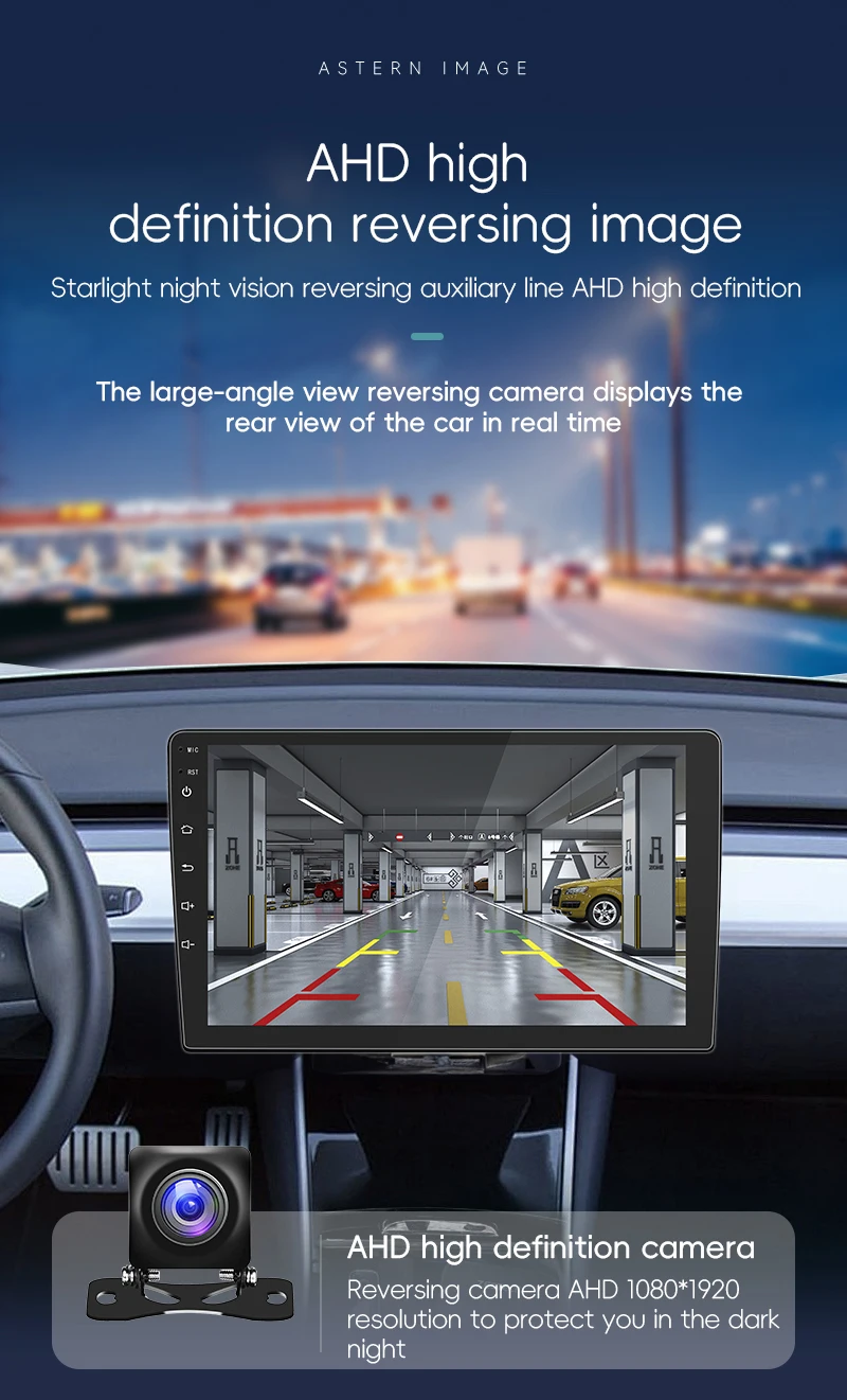 RK3326 Double Din Head Unit - 4GB RAM, 64GB ROM, 9inch Android Car Stereo